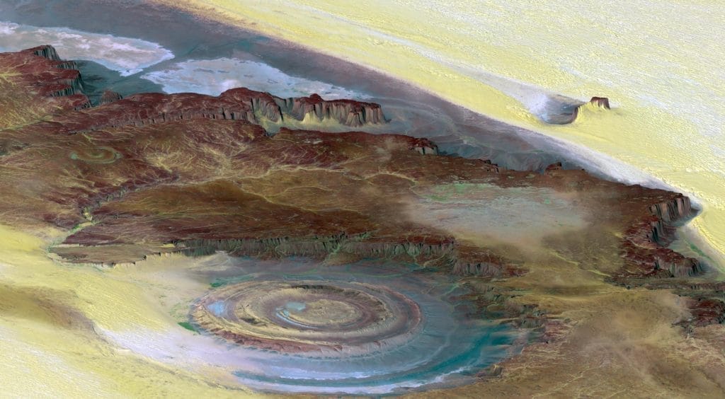 Eye of the Sahara (Richat Structure): The Geological Wonder