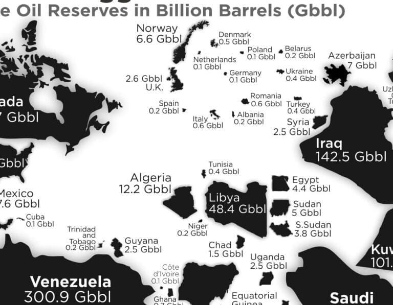 Countries with the largest petroleum reserves in the world - Geology ...