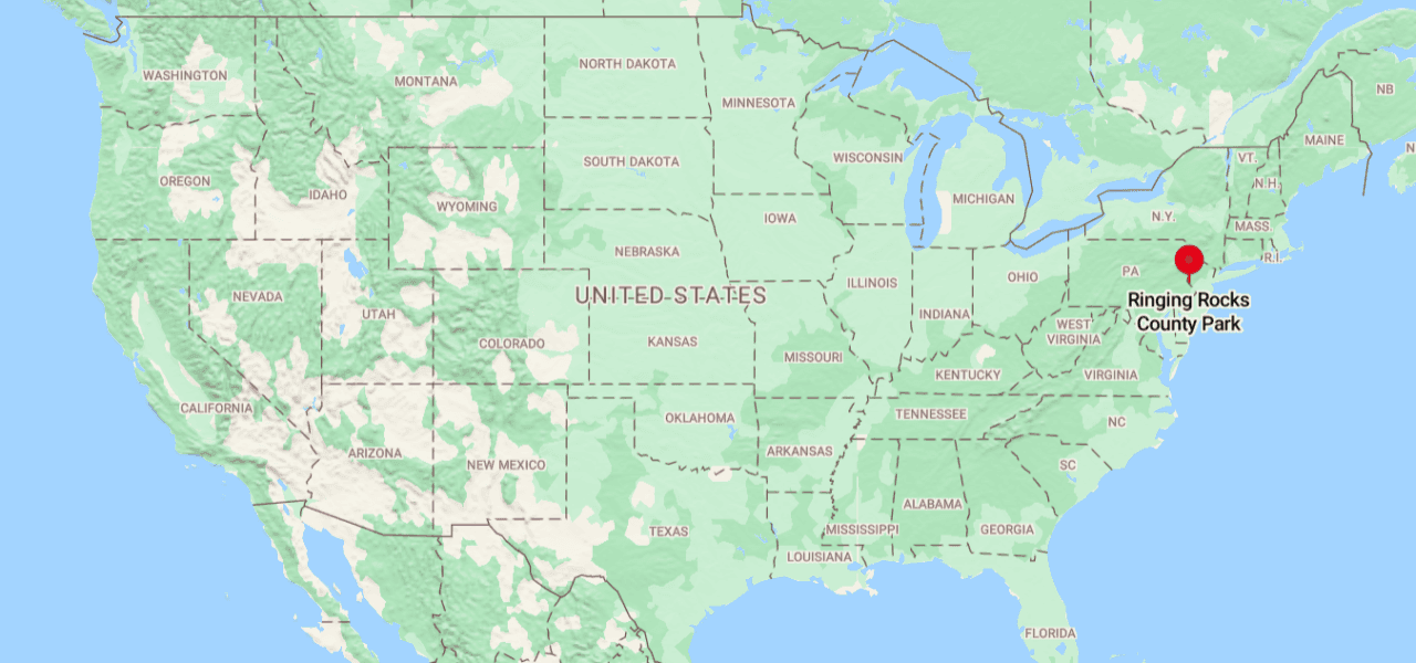 Ringing Rocks County Park, USA : Geology, Formation