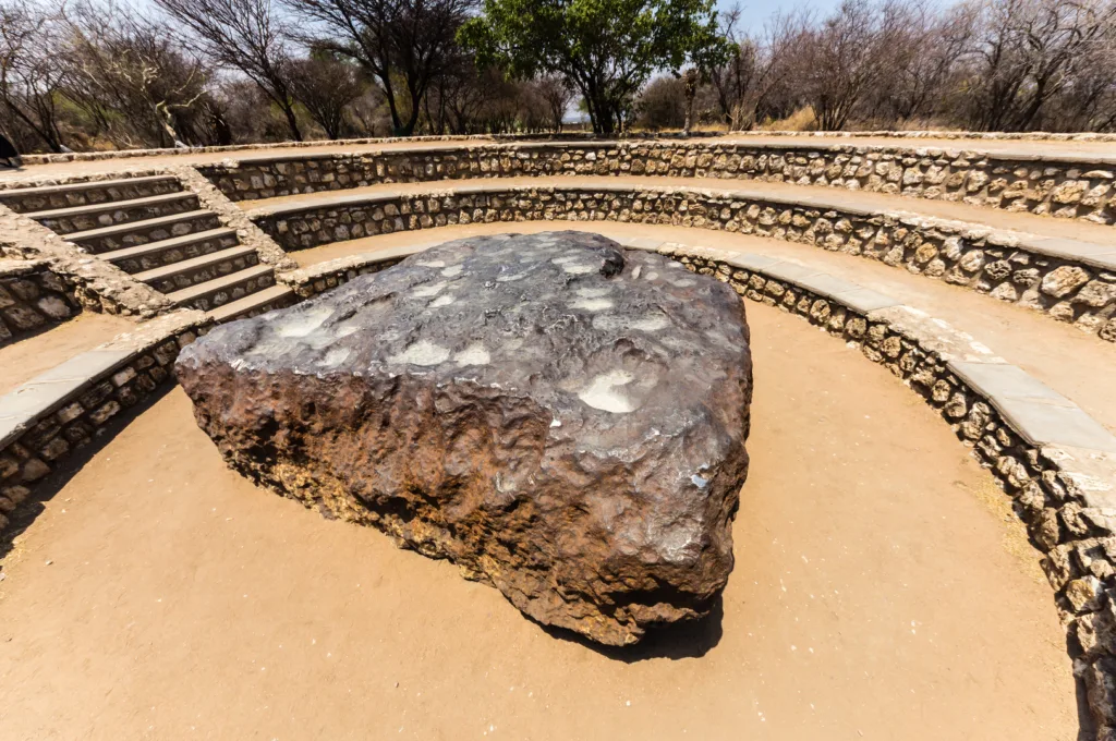 El meteorito Hoba, Namibia: el meteorito más grande conocido en la ...
