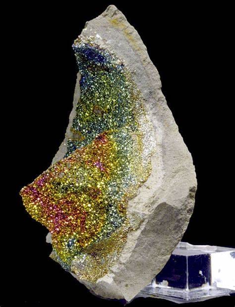 Iridescent Rainbow Pyrite : Properties, Formation, Locations » Geology ...