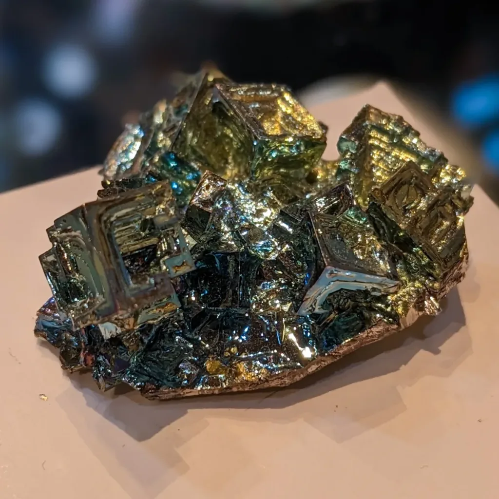 Cristaux de bismuth : le métal arc-en-ciel – Quand l'art rencontre la science » Géologie Science